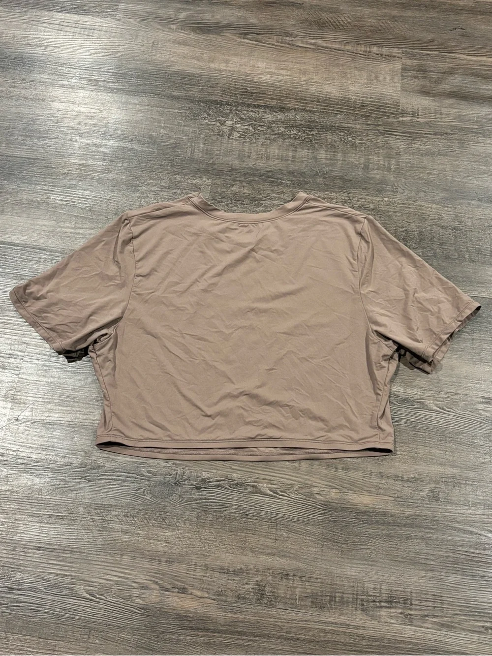 SKIMS | Tops | Skims Cropped Tee In Taupe | Poshmark